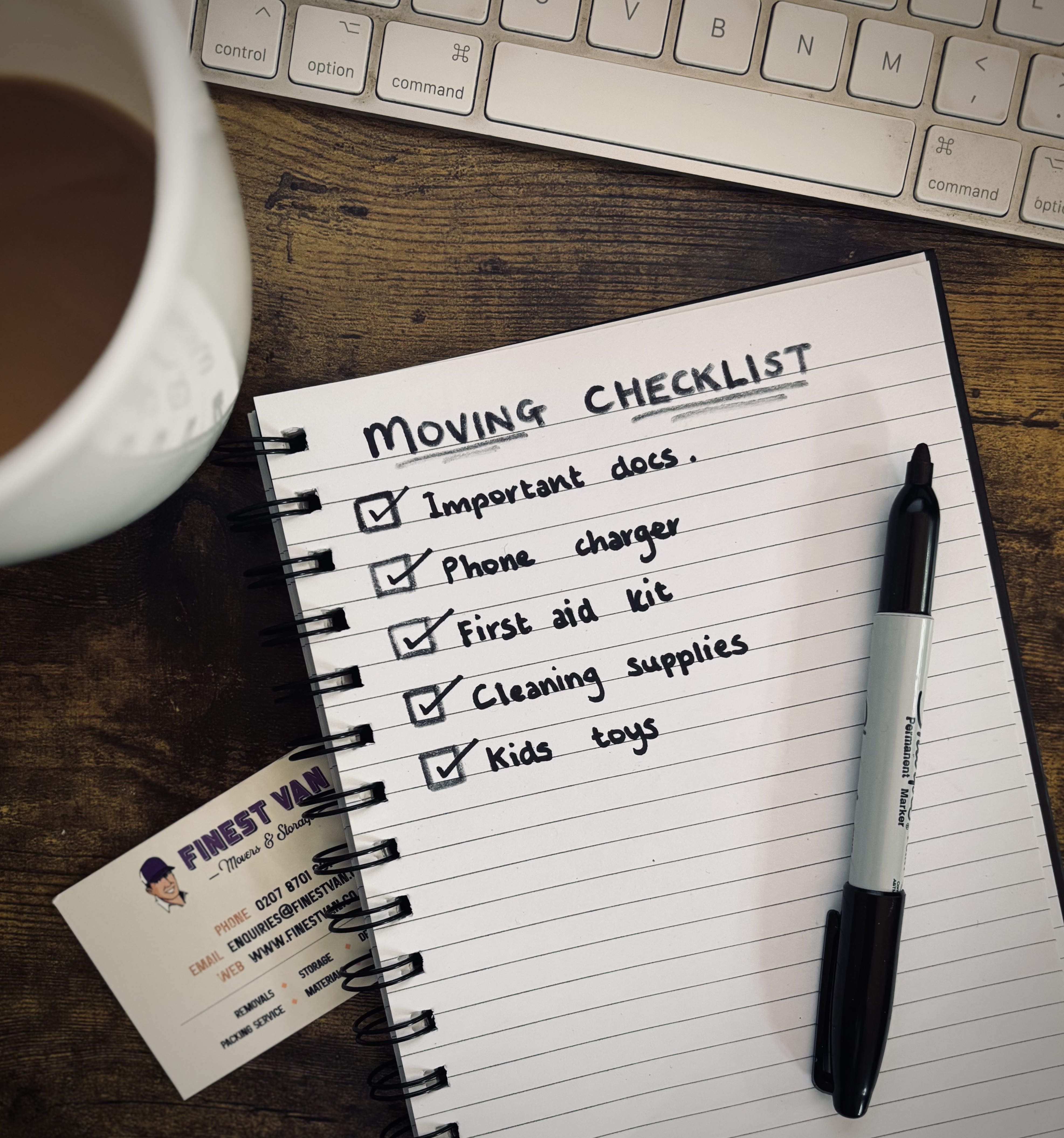 Moving Day Essentials | Man and Van Checklist